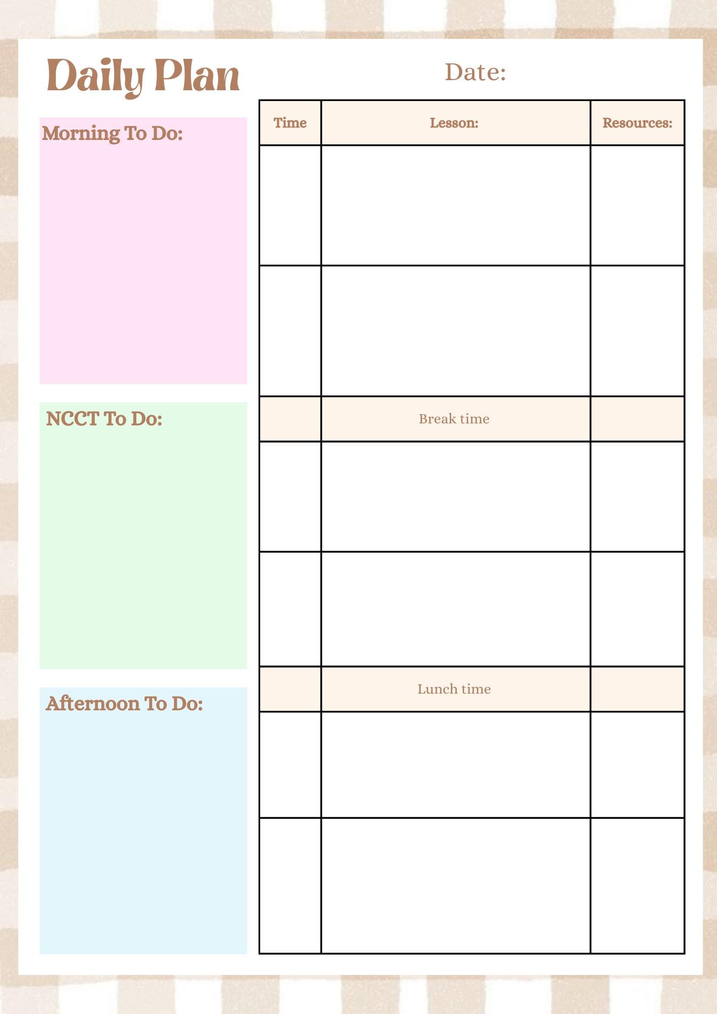 Digital Teacher Planner 2025-2026 | Editable & Printable | Teddy Bear ...