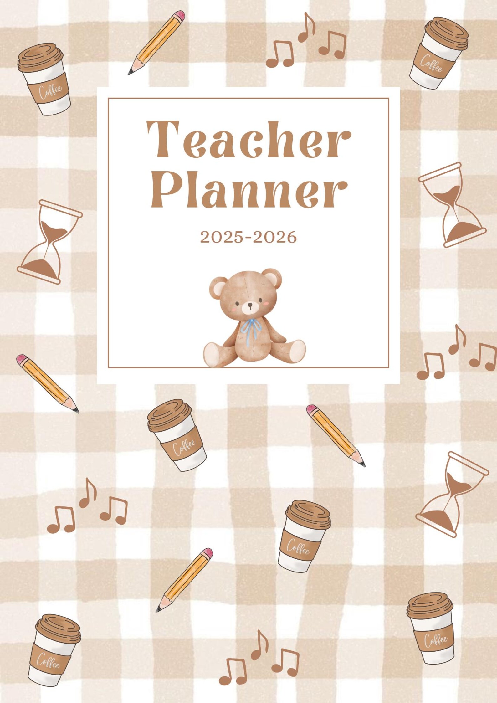 Digital Teacher Planner 2025-2026 | Editable & Printable | Teddy Bear ...