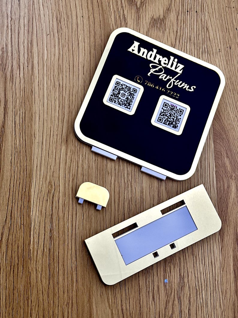 Qr Business Card, Custom Qr Code, Qr Code Display, Boutique Signage ...