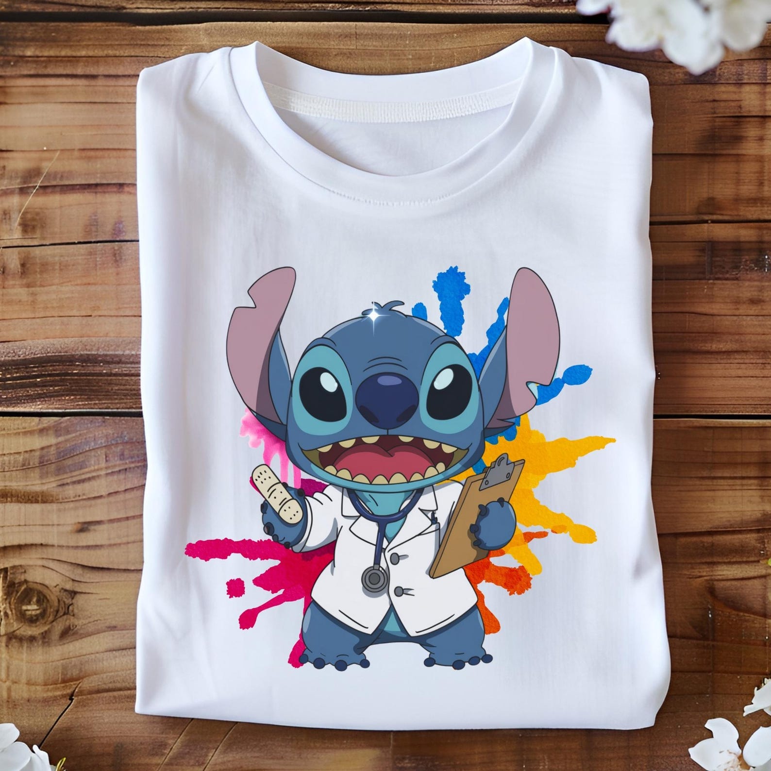 Doctor Stitch Png, Medical Theme Sublimation Clipart | Cute Cartoon ...