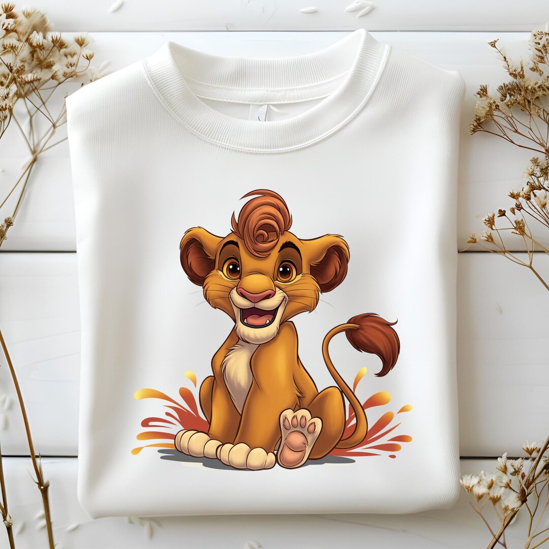 Chibi Simba Png, Baby Lion Cub Clipart, Jungle Safari Boy Png for Kids ...