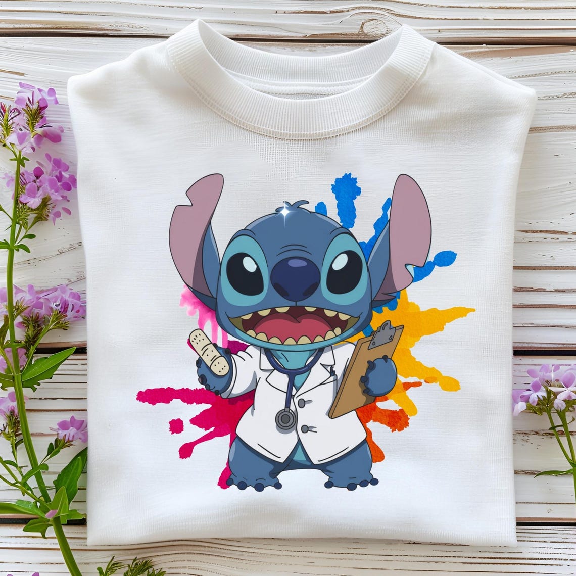 Doctor Stitch Png, Medical Theme Sublimation Clipart | Cute Cartoon ...