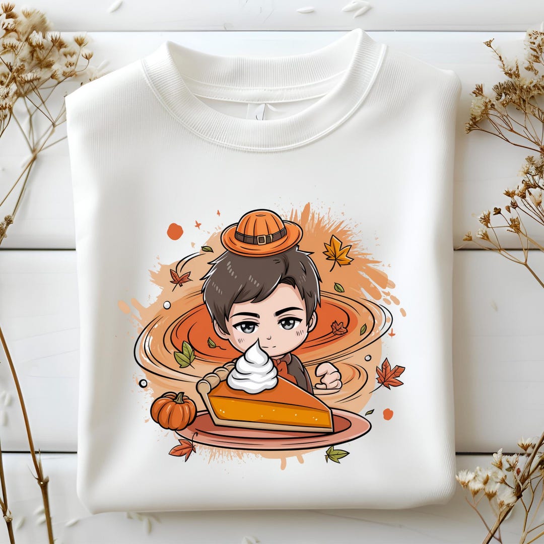 Chibi Tod With Pumpkin Pie Png, Fall Fox Boy Clipart, Cute Autumn ...