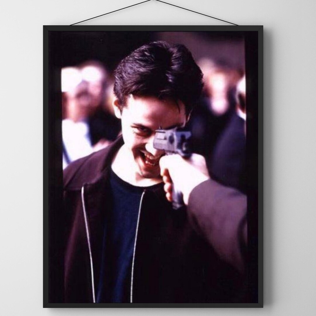 Keanu Reeves Poster – the Matrix 1998 Behind the Scenes, Cyberpunk ...