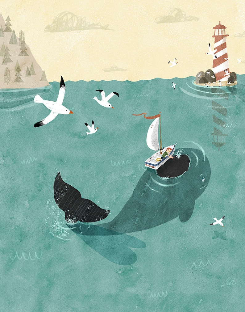 Friends Greeting Card Friendship Greeting Card Whale Greeting Card ...
