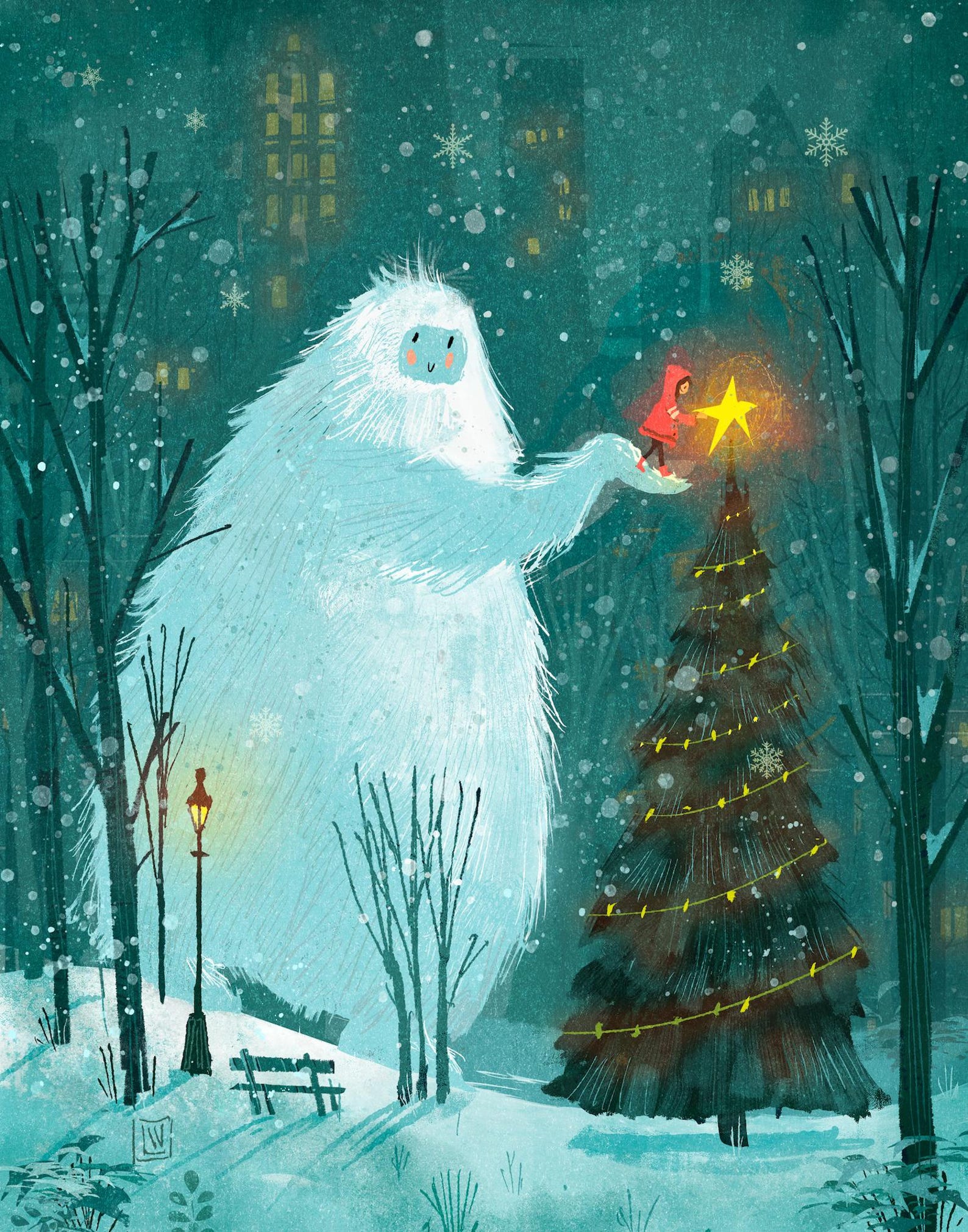 Unique Yeti Christmas Cards | Yeti Holiday Cards | Abominable Snowman ...