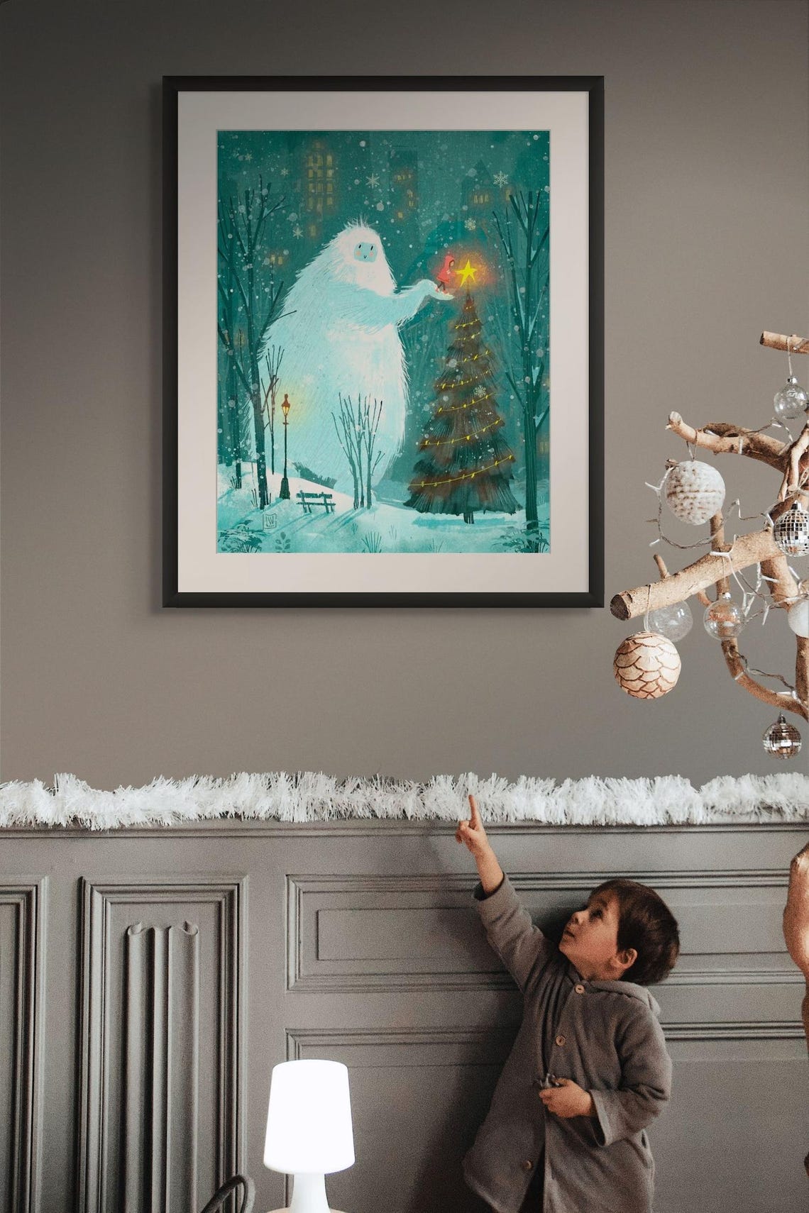 Unique Yeti Christmas Cards | Yeti Holiday Cards | Abominable Snowman ...