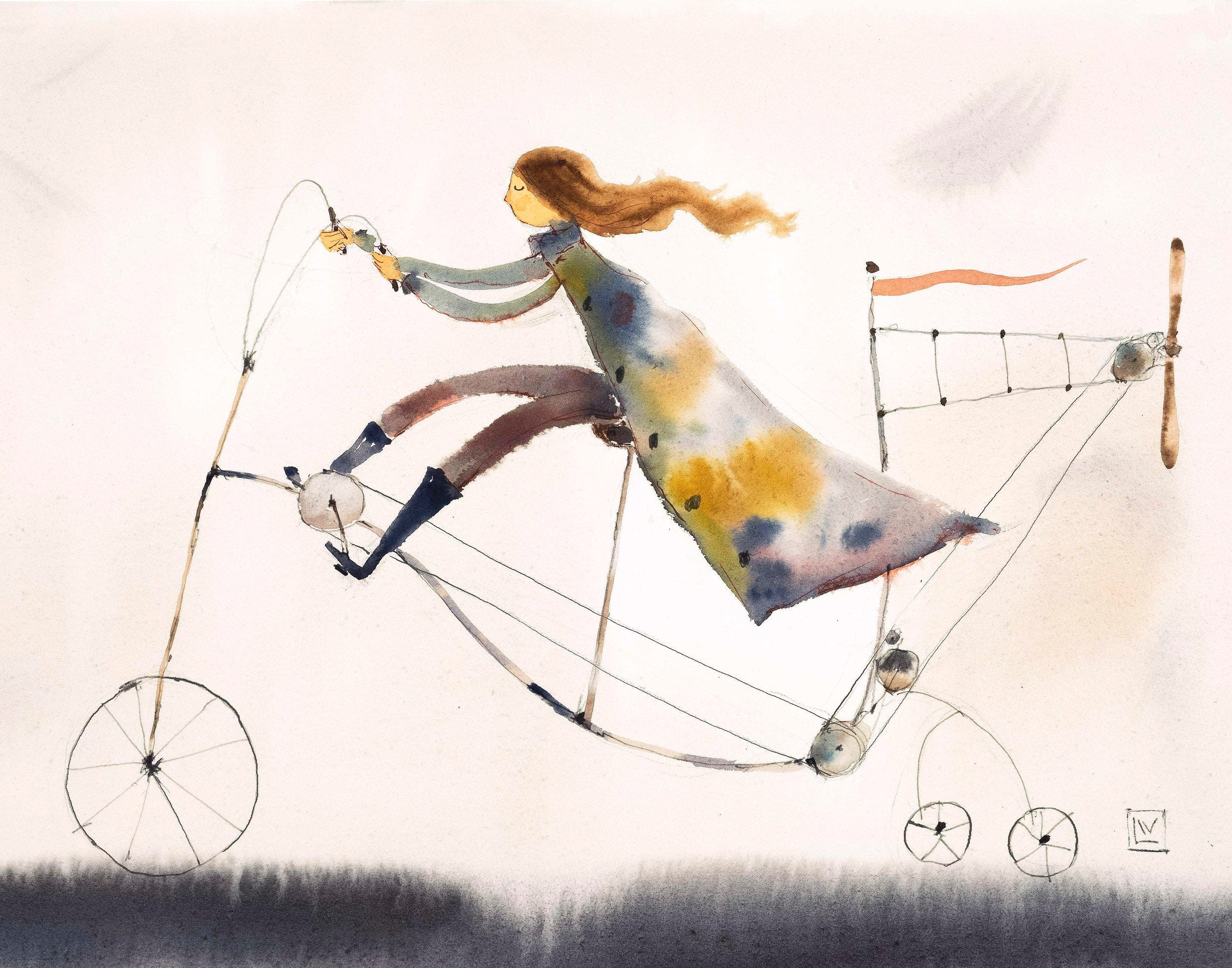 Bicycle Art Bicycle Art Print Bicycle Wall Art Bicycle Artwork - Etsy