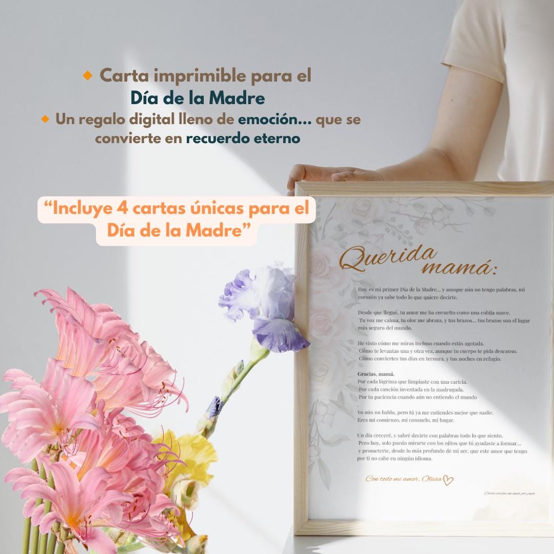 Printable Mother's Day Cards in Spanish | Includes 4 Cards for New Moms ...