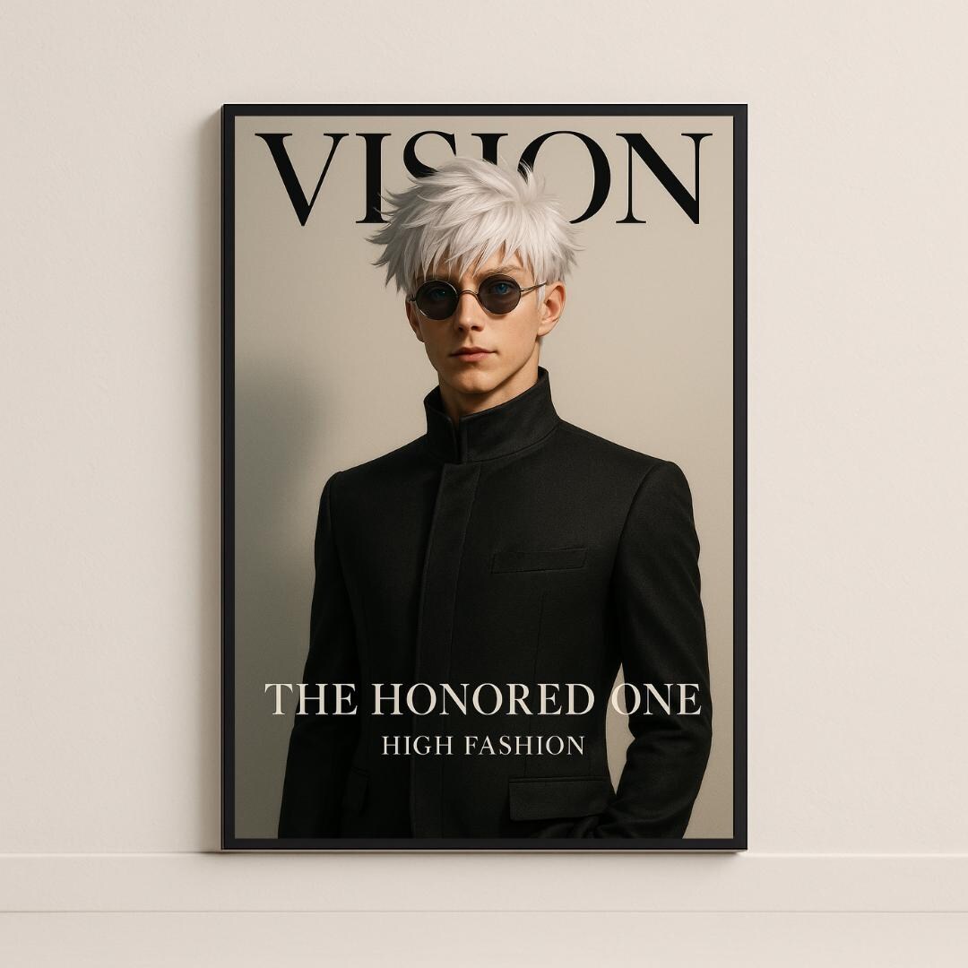 Gojo Jujutsu Kaisen High Fashion Matte Vertical Posters UNFRAMED ...