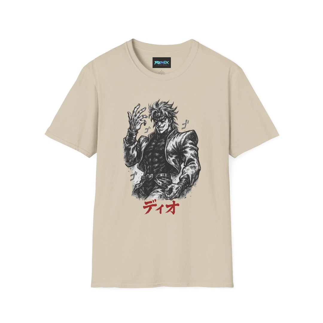 Dio Jojo's Bizarre Adventure Design - Anime Lover Tee, Casual Wear ...