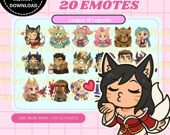 League of Legends/ Runeterra Emotes Stickers\ 3 Pcs in a Pack - Etsy