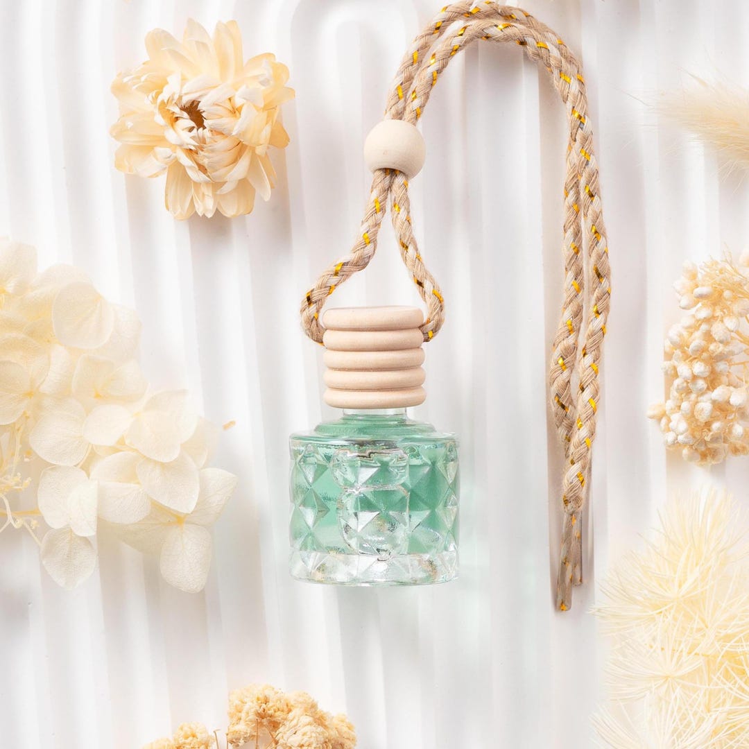 Lavish Leaves Car Diffuser: Diamond Glow Hanging Air Freshener - Etsy