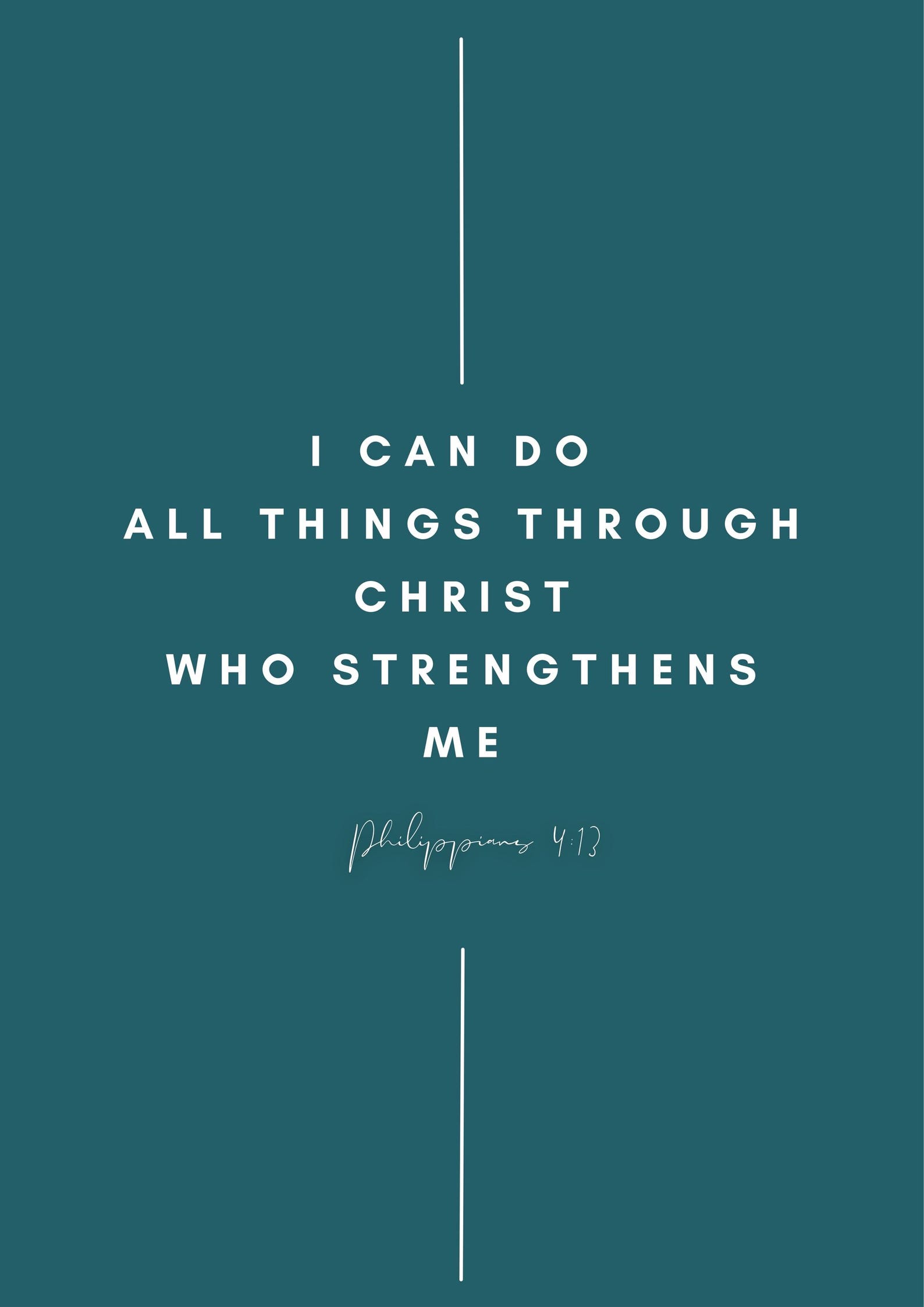 10 Printable Bible Verses – Modern Teal Christian Wall Art ...