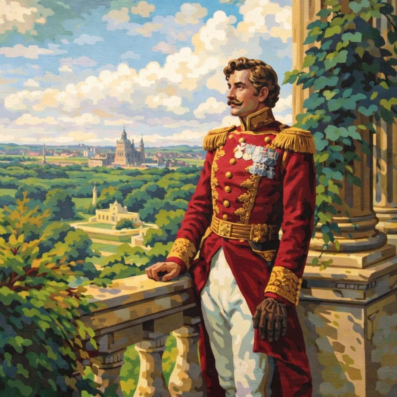 Regal Gentleman Paint by Numbers – Historical Portrait Art | Royal ...