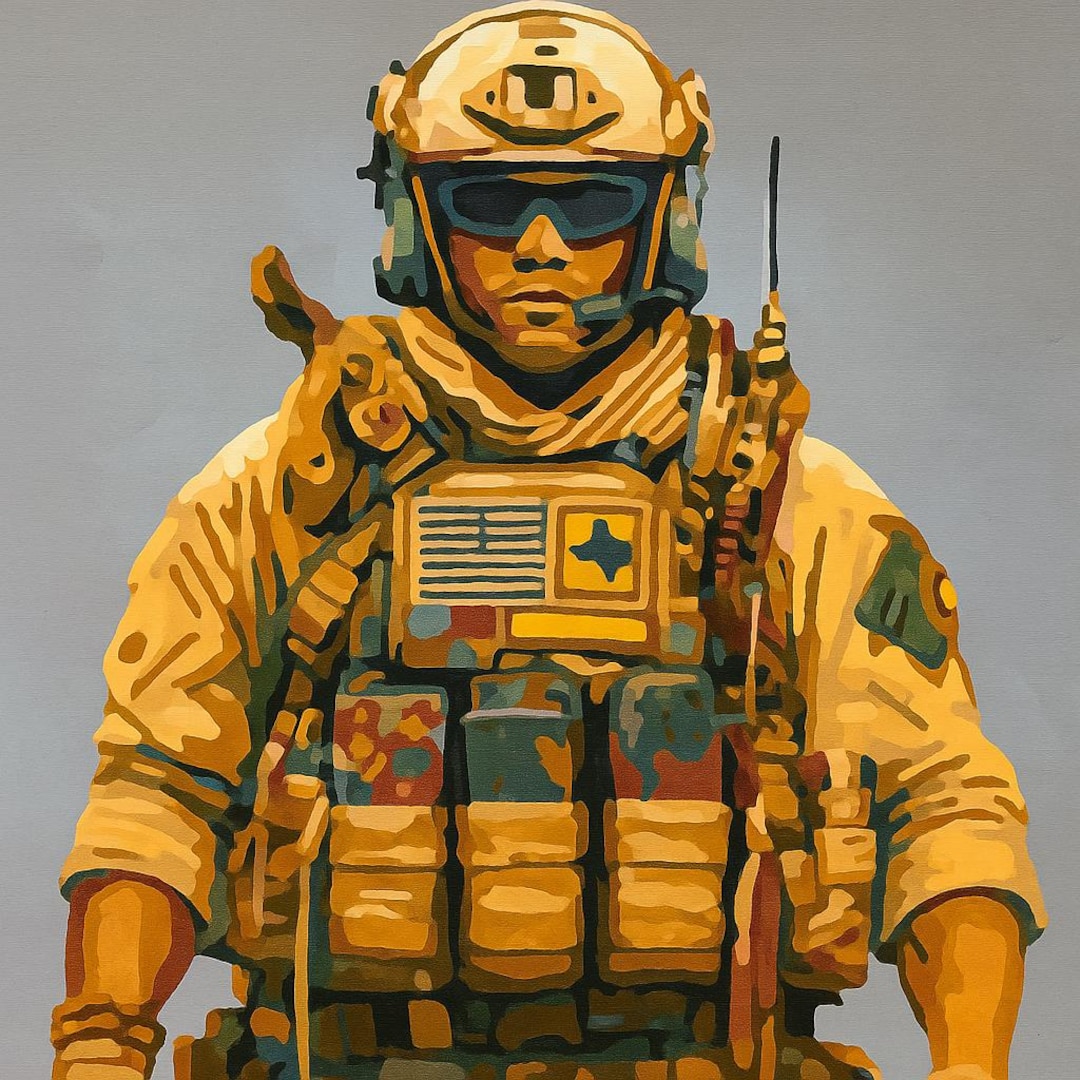 Military Soldier Paint by Numbers Kit for Adults & Teens – Tactical ...