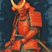 Paint by Number Samurai Warrior Kit – Japanese Bushido Armor Canvas Art ...