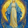 Virgin Mary Paint by Numbers Kit Religious Christian Art DIY Painting ...
