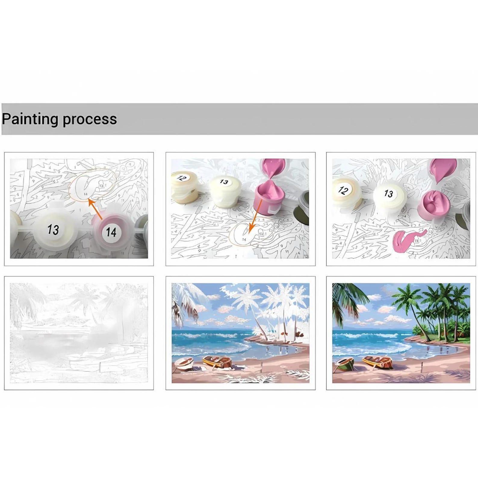 Women Painting by Number Woman Kit Adult Painting by Number Painting by ...