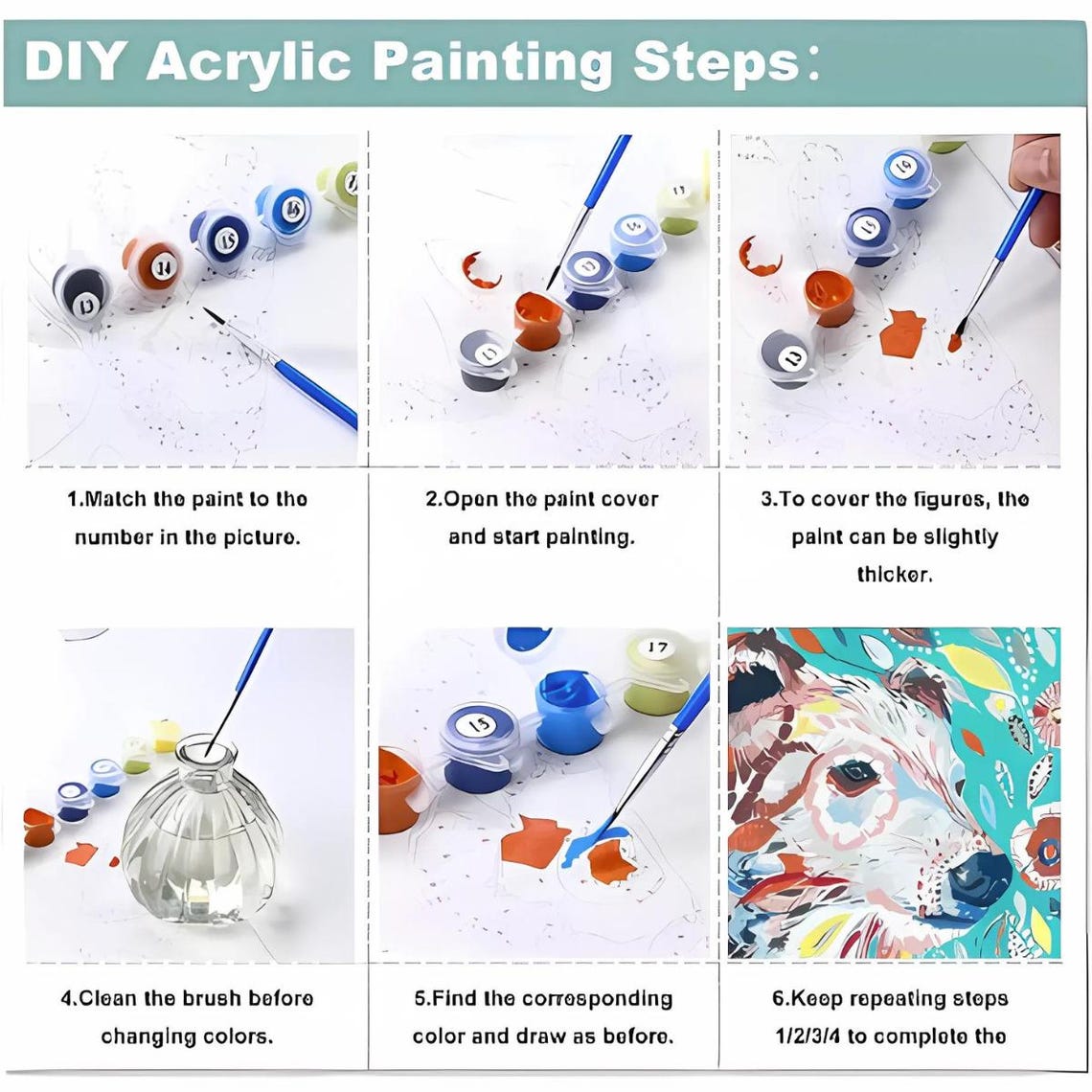 Cute Halloween Ghost Paint by Numbers Kit for Adults & Kids – Pumpkin ...