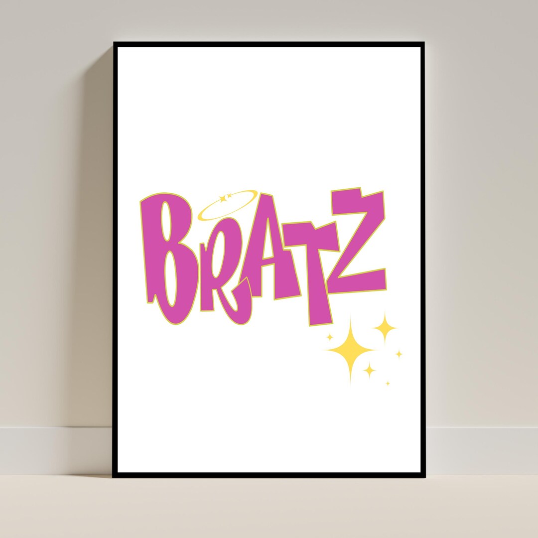 Bratz Digital Wall Art | Bratz Poster | Beauty Salon Wall Art | Glamour ...