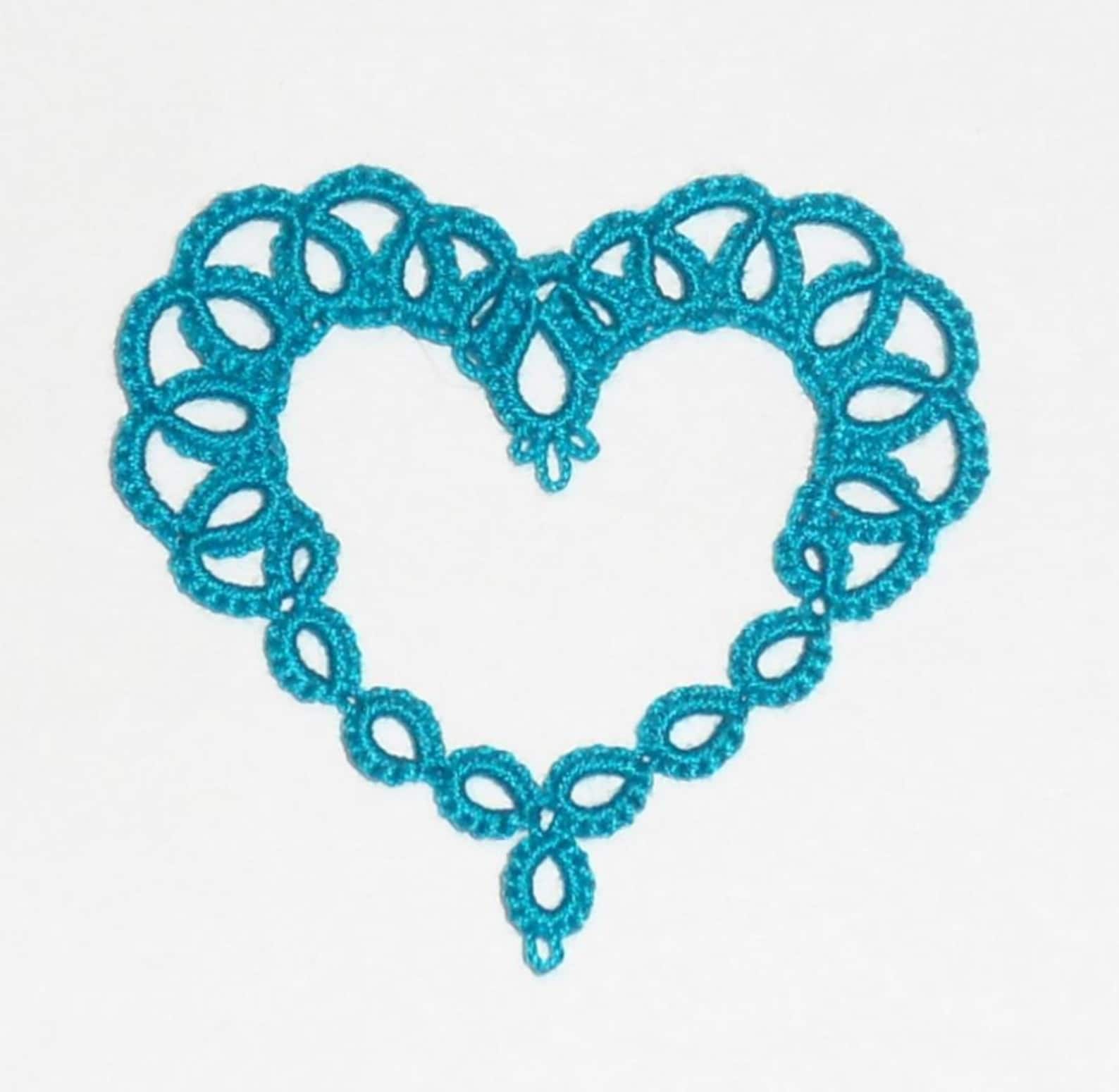 The Heart Within - TATTING PATTERN With Variations - Etsy