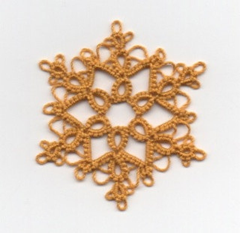 Snow Crystals - TATTING PATTERN - Etsy