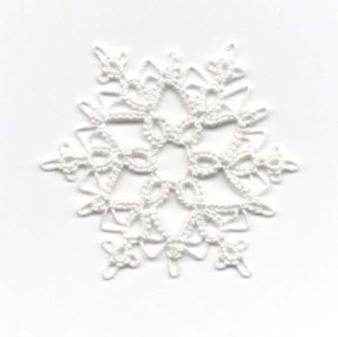 Snow Crystals - TATTING PATTERN - Etsy
