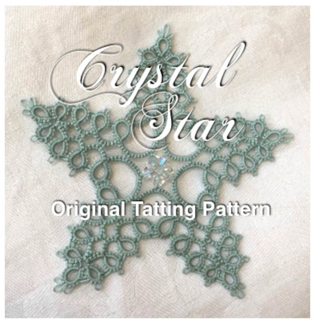 Crystal Star - TATTING PATTERN - Etsy