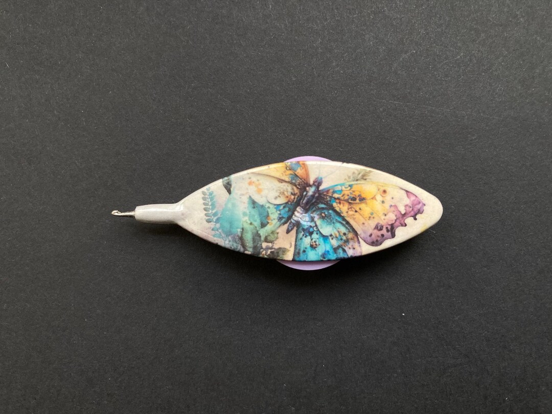 Vintage Butterfly Tatting Shuttle With Two Bobbins - Etsy