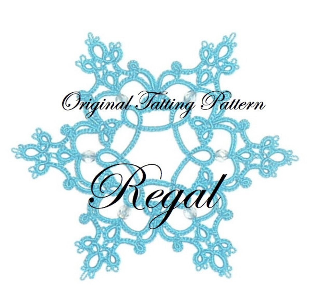 Regal TATTING PATTERN - Etsy