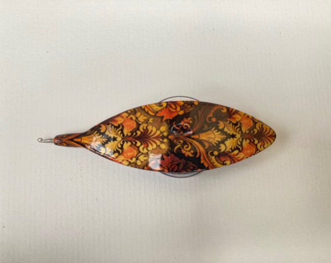 Autumn Damask - Tatting Shuttle With Two Bobbins - Etsy