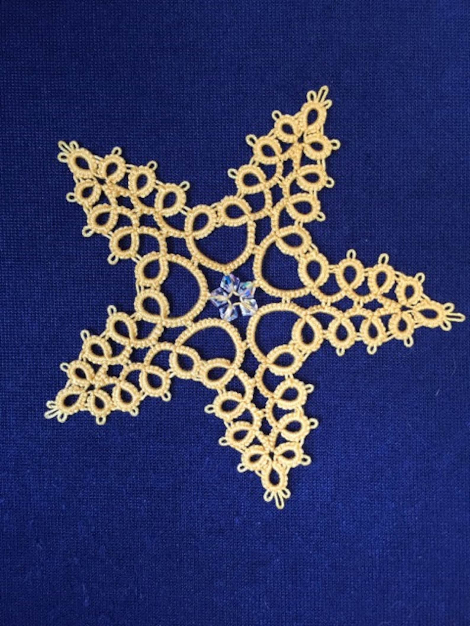 Crystal Star - TATTING PATTERN - Etsy