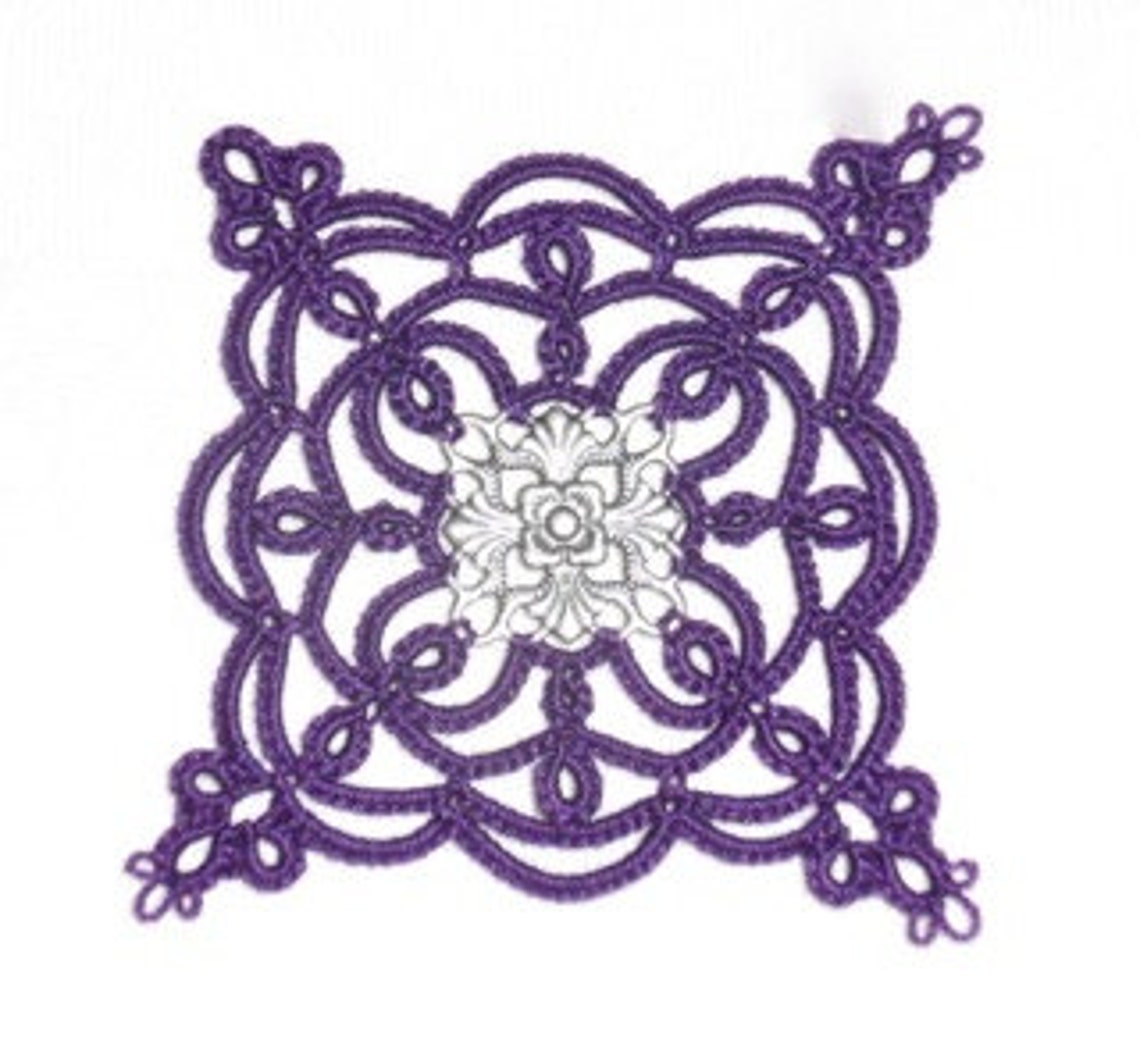 Square Elegance - TATTING PATTERN - Etsy