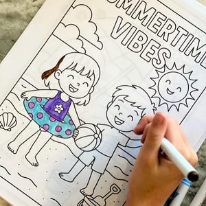 Kids Summer Coloring Pages, 10 Fun Printable Summer Coloring Pages ...