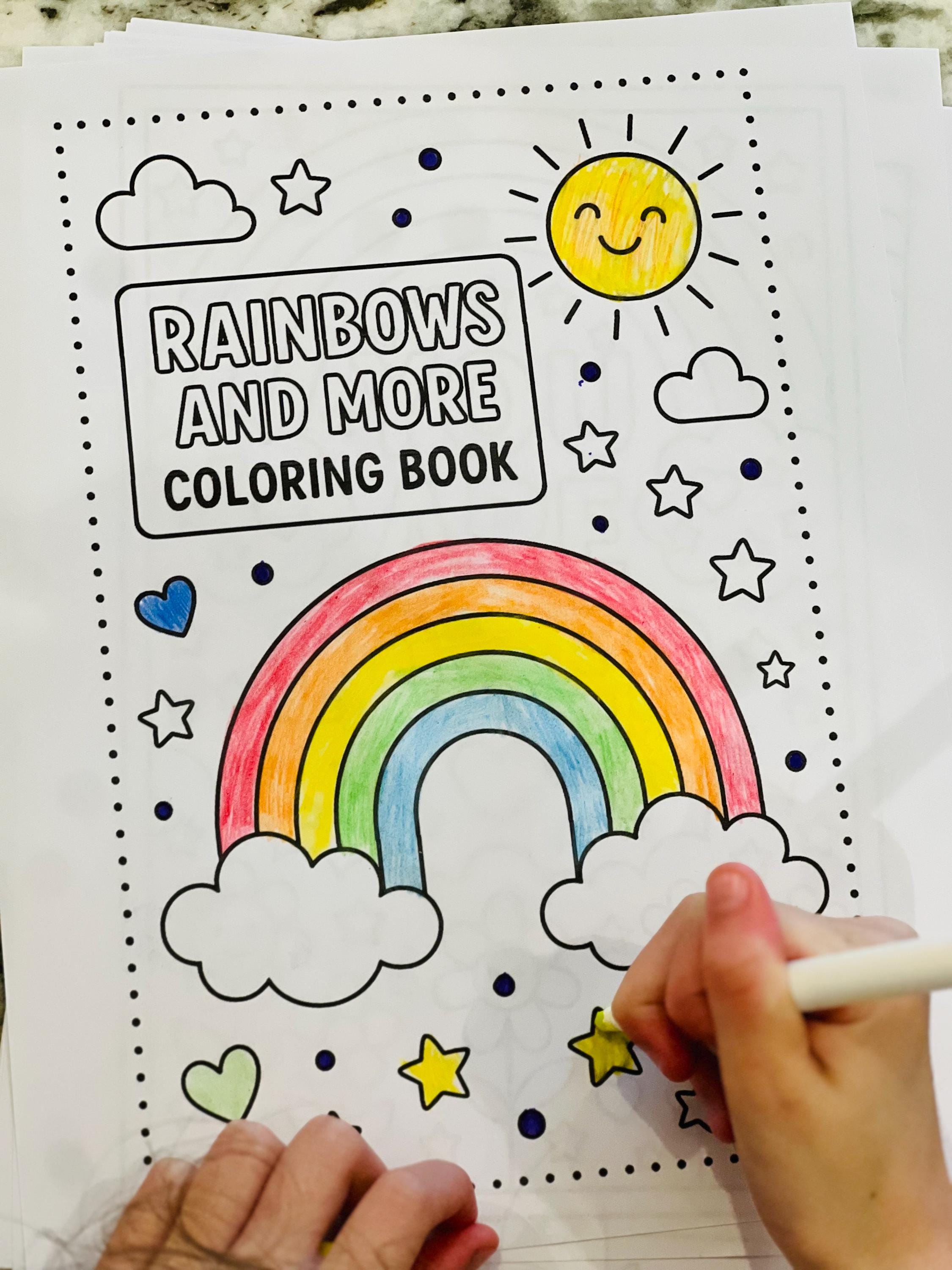 Rainbow Coloring Book - Printable Coloring Pages – Cute Animals ...