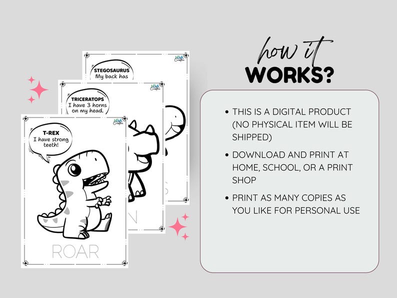 Dinosaur Dot to Dot Book – Connect the Dots Activity, Number Worksheets ...