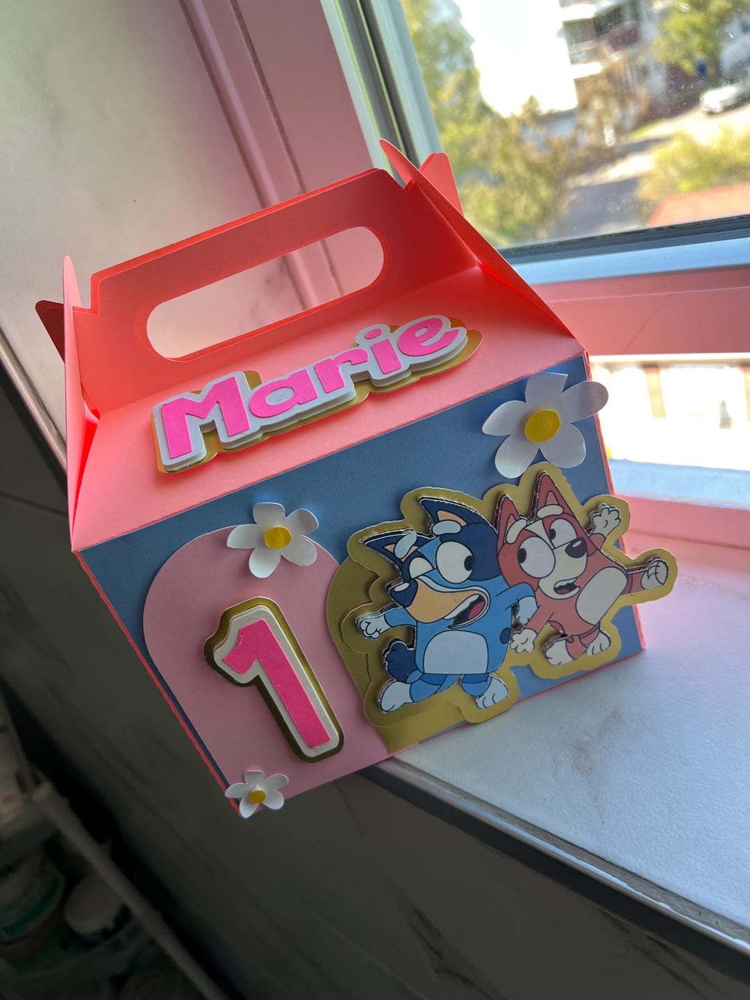Personalized Bluey Favor Box - Etsy