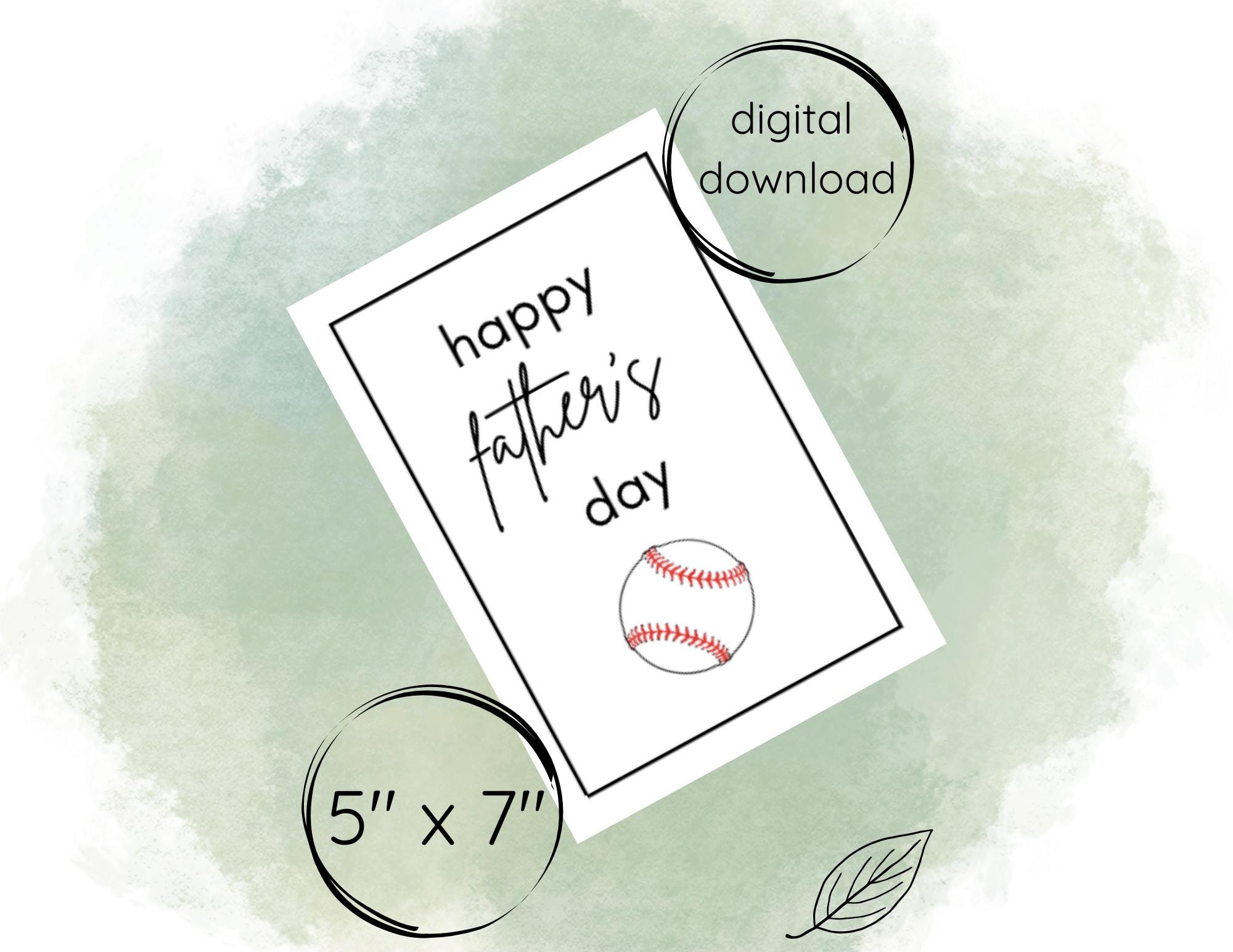 Father's Day | Baseball | Father's Day Card for Baseball Fan | Digital ...