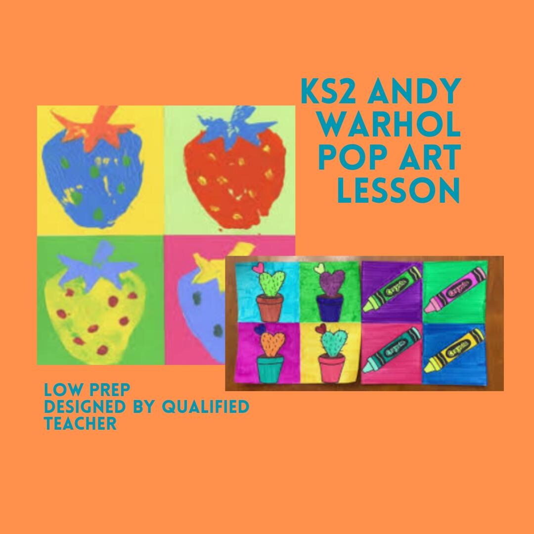 KS2 Pop Art Lesson | Andy Warhol Art Unit | No Mess Primary Art | SEND ...