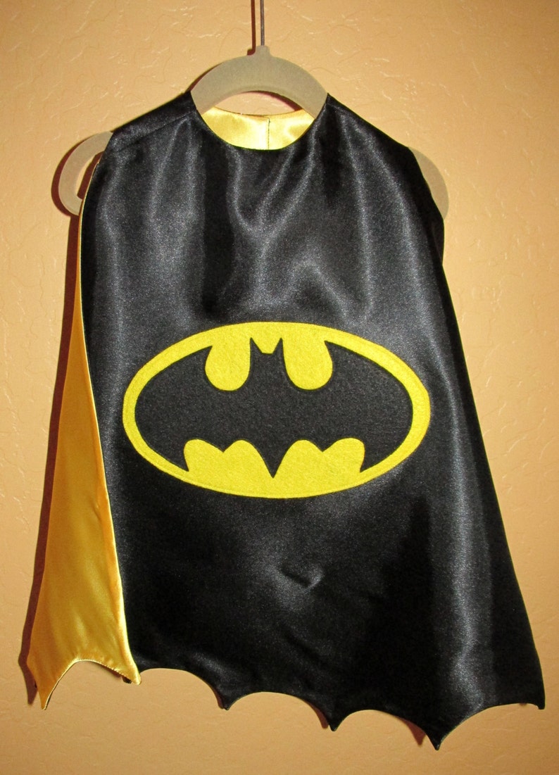 Bat Cape / Super Hero Cape / Reversible Cape / Personalized | Etsy