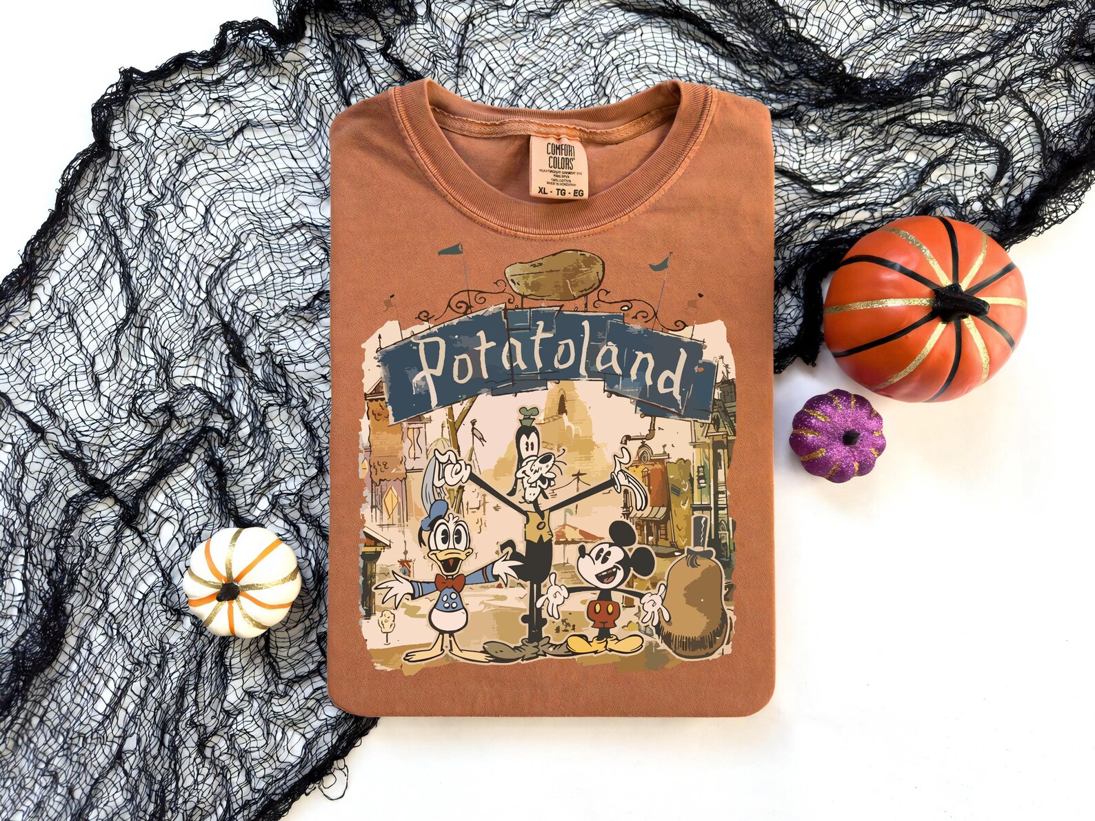 Comfort Colors® Disney Potatoland Shirt, Mickey and Friends Potatoland ...