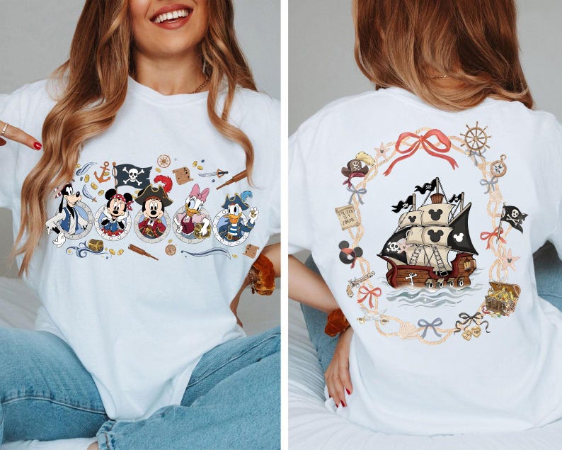 Disney Cruise Line Pirate Night Shirt, DCL Pirate Crew Tee, Disney ...