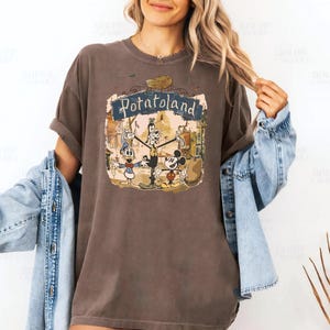 Comfort Colors® Disney Potatoland Shirt, Mickey and Friends Potatoland ...