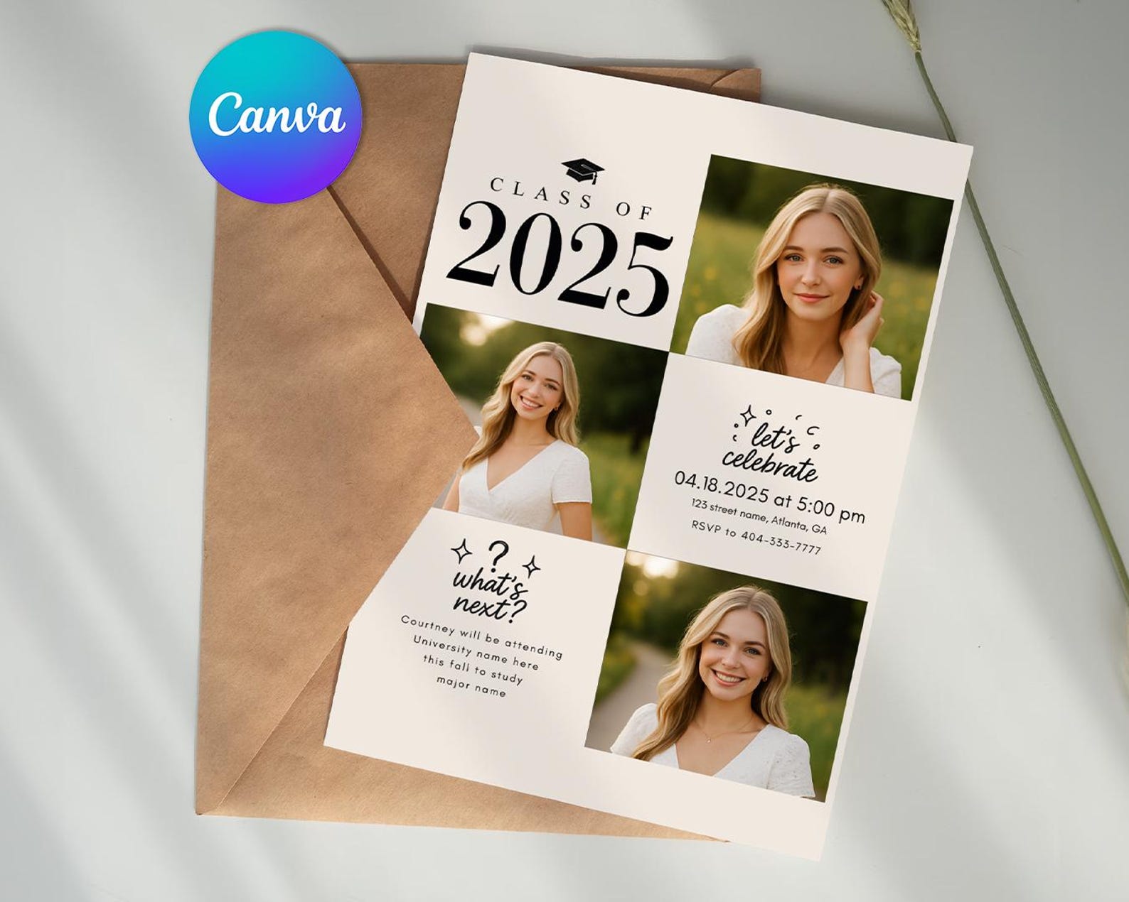 Graduation Card Bundle Class of 2025 | Printable and Digital | Grad ...