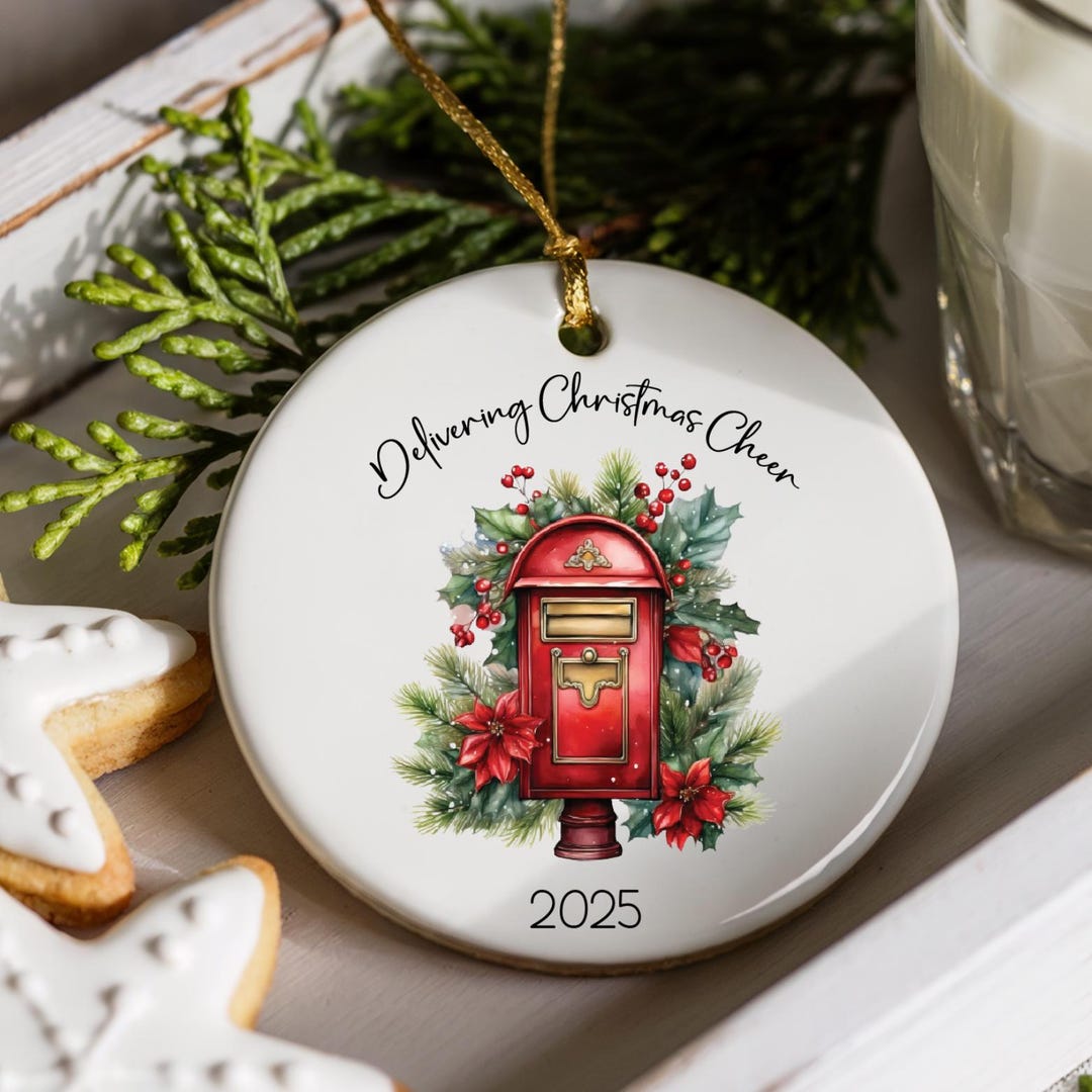 Personalized Mail Carrier Ornament, Postal Worker Keepsake, Custom ...