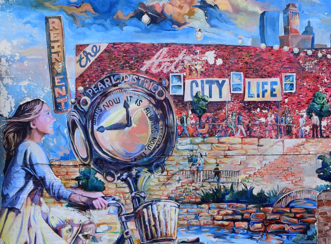 Murals in Tulsa Oklahoma - Digital Art Print Posters - Etsy