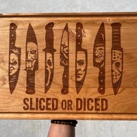 Sliced or Diced Cutting Board - Etsy