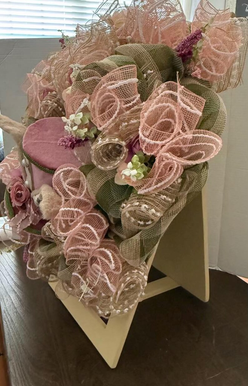 Sturdy Handmade Wreath Stand Made of Quality Mdf—perfect for Crafting ...
