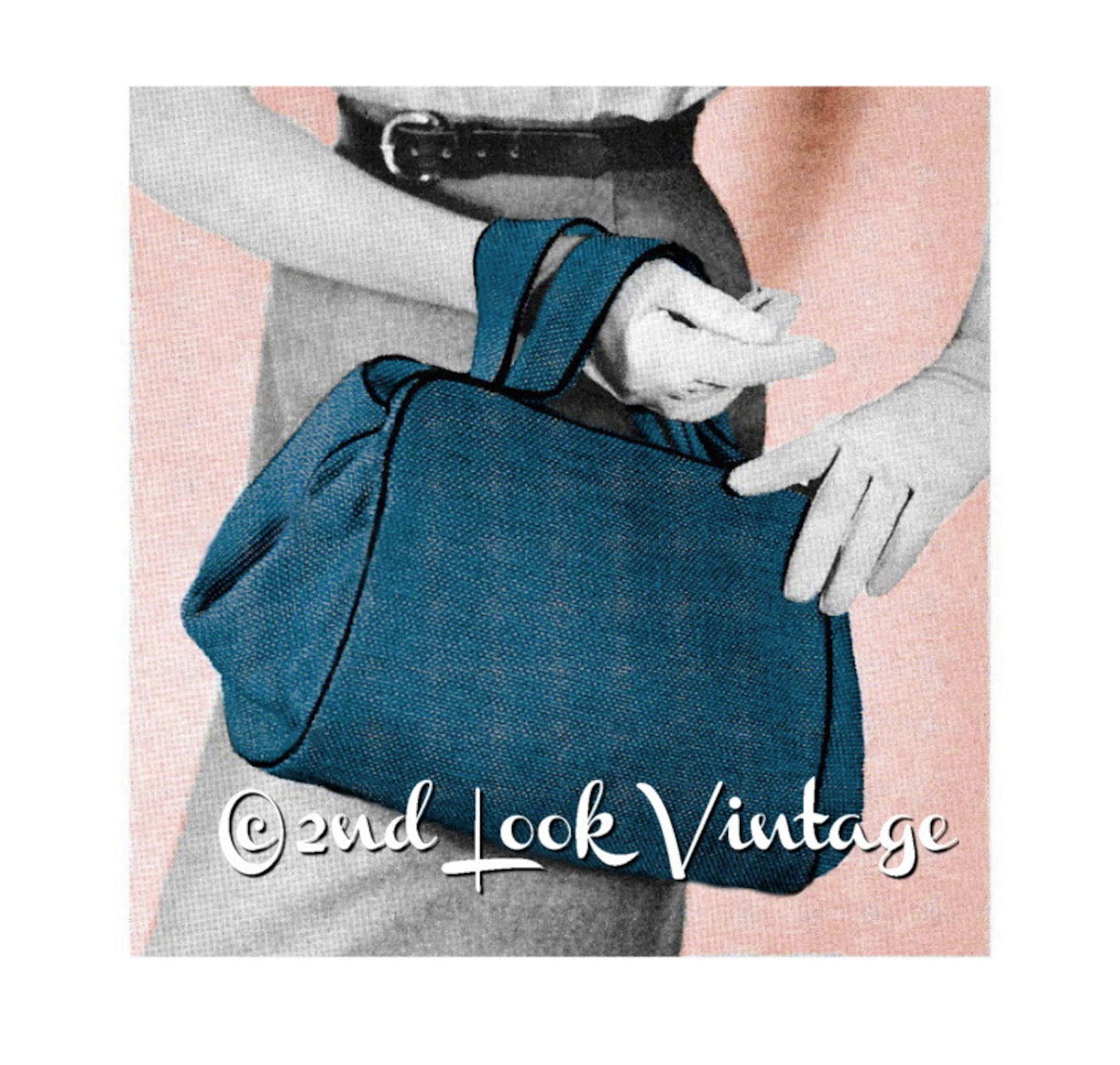 Vintage 1950s Custom Purse Doctor Bag Satchel Handbag DIY - Etsy